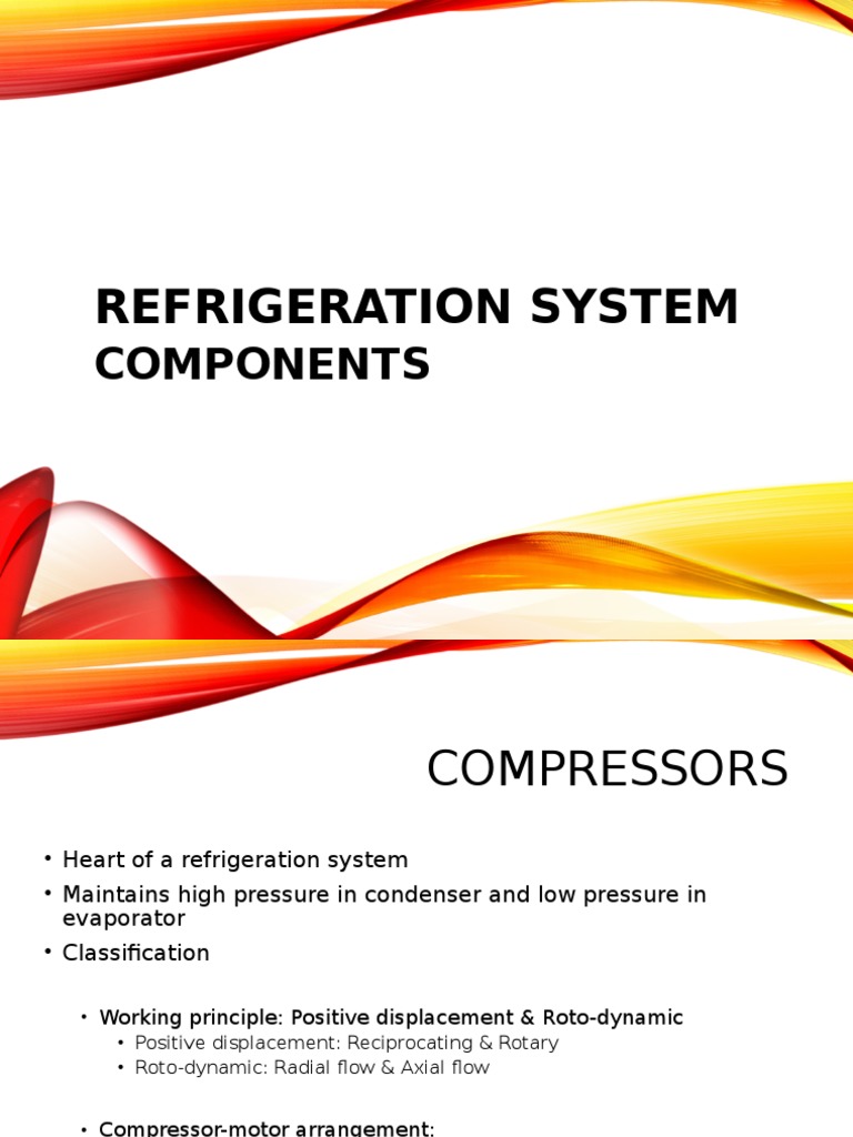 Key Components of Refrigeration Systems | PDF | Heat Exchanger ...