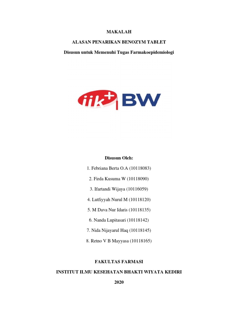 Makala Farmakoepid Kel 7 PDF | PDF | Kesehatan Holistik | Sains ...