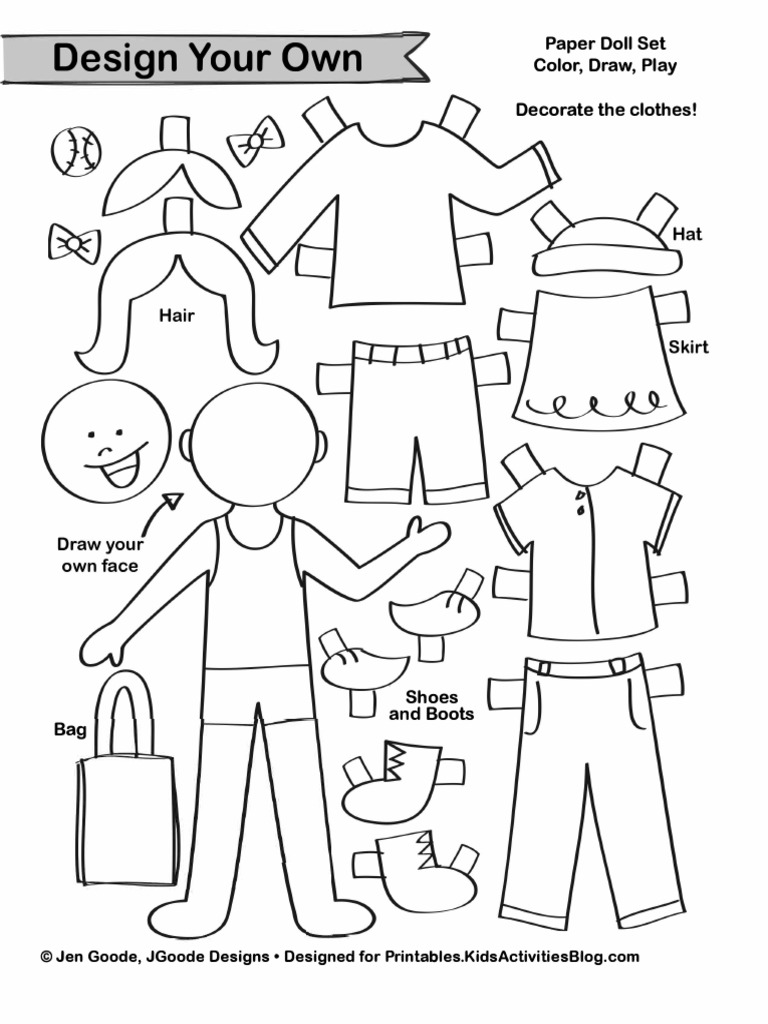 DIY Printable Paper Dolls PDF | PDF