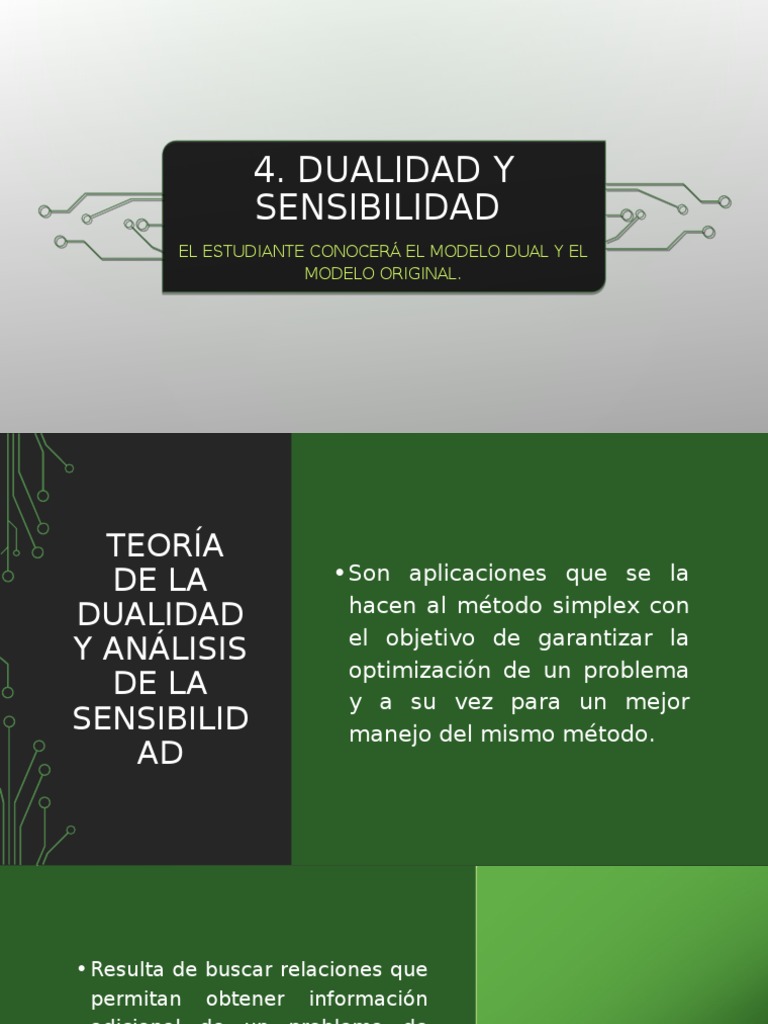 Dualidad y Sensibilidad | PDF | Optimización Matemática | Enseñanza de matemática