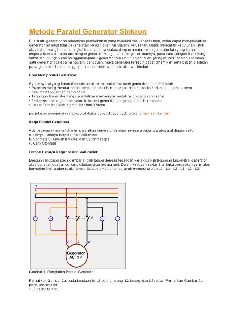 Paralel Generator Sinkron | PDF