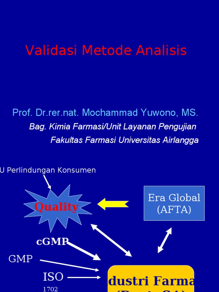 Validasi Metode Analisa 2 | PDF