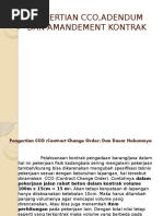 Dasar Hukum Dan Pengertian Contract Change Order | PDF