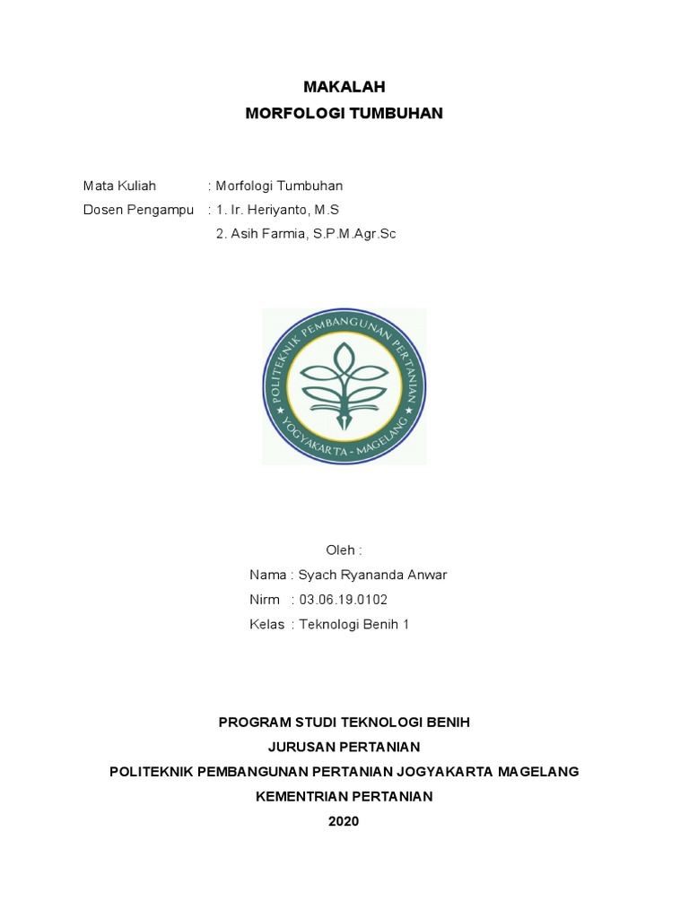 Modifikasi Daun pada Tumbuhan | PDF | Sains & Matematika