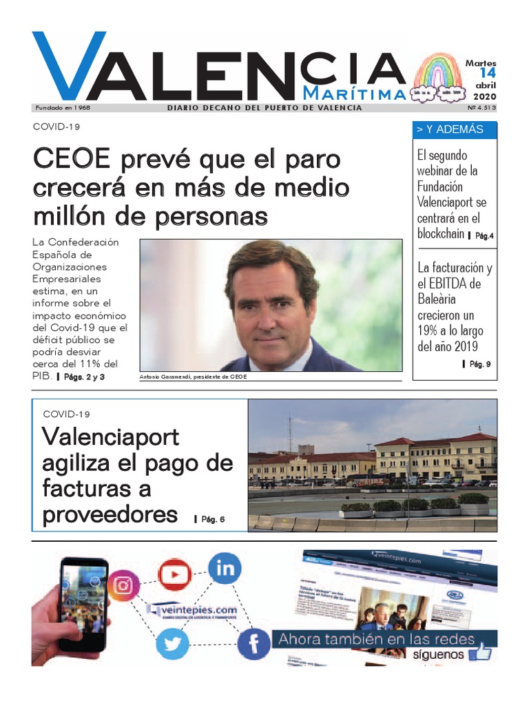 Diario Valencia Maritima PDF | PDF | Economias | Transporte