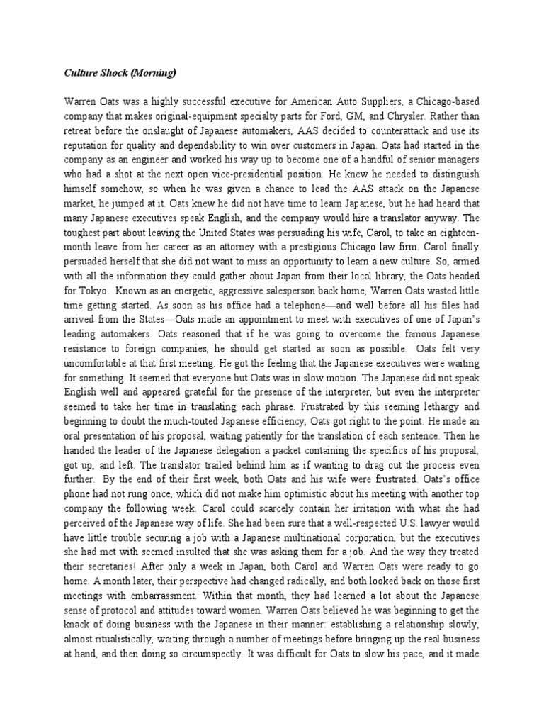 Case Studies | PDF | Japan | Employment