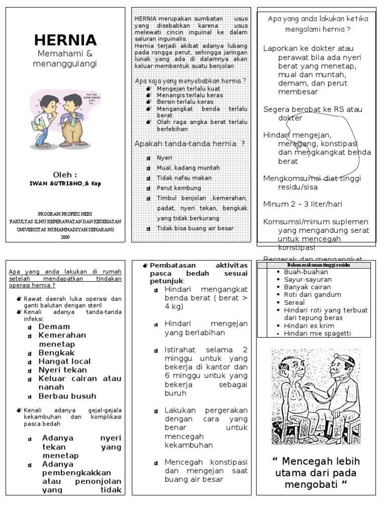 Hernia Leaflet | PDF