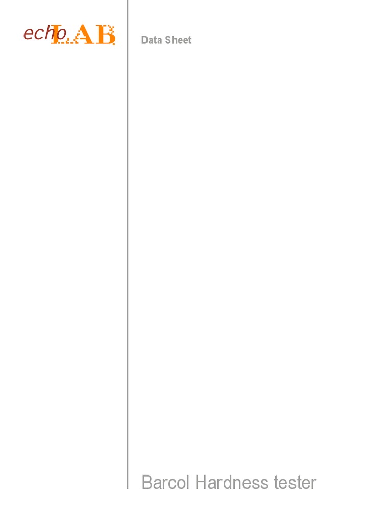 Barcol Hardness Tester PDF | PDF | Hardness | Materials