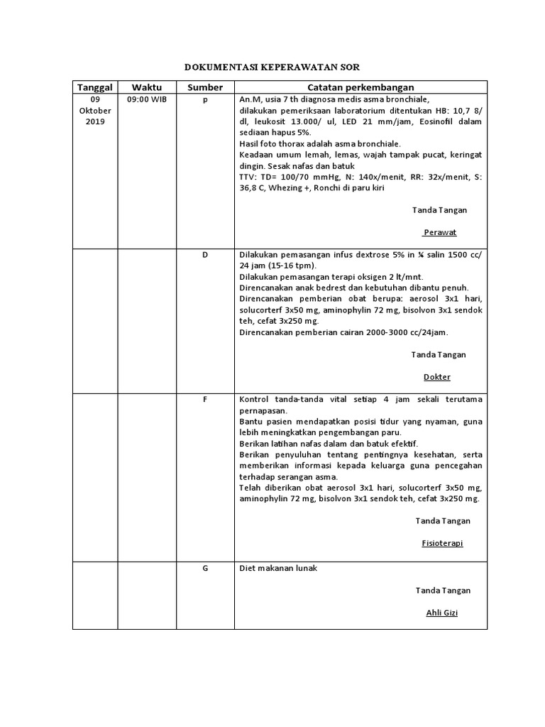 Dokumentasi Sor & Por | PDF
