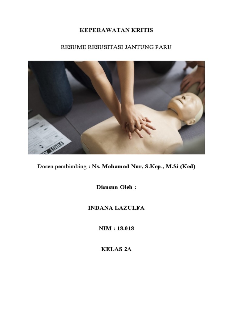 Panduan Resusitasi Jantung Paru CPR | PDF