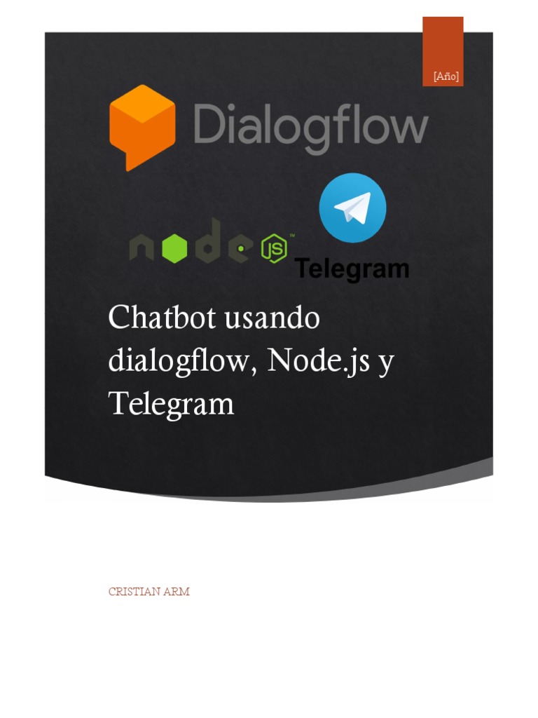 Chatbot Dialogflow, Node Js y Telegram | PDF | Servidor (Computación) | Chat en linea