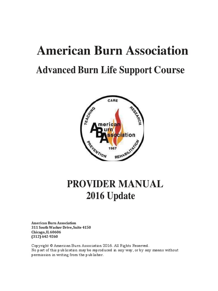 ABLS Provider Manual 2016 | PDF | Burn | Hypothermia