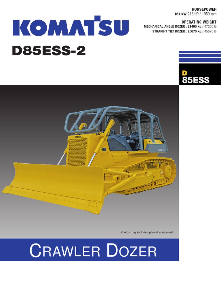 D85ESS-2: Rawler Ozer | PDF | Clutch | Horsepower