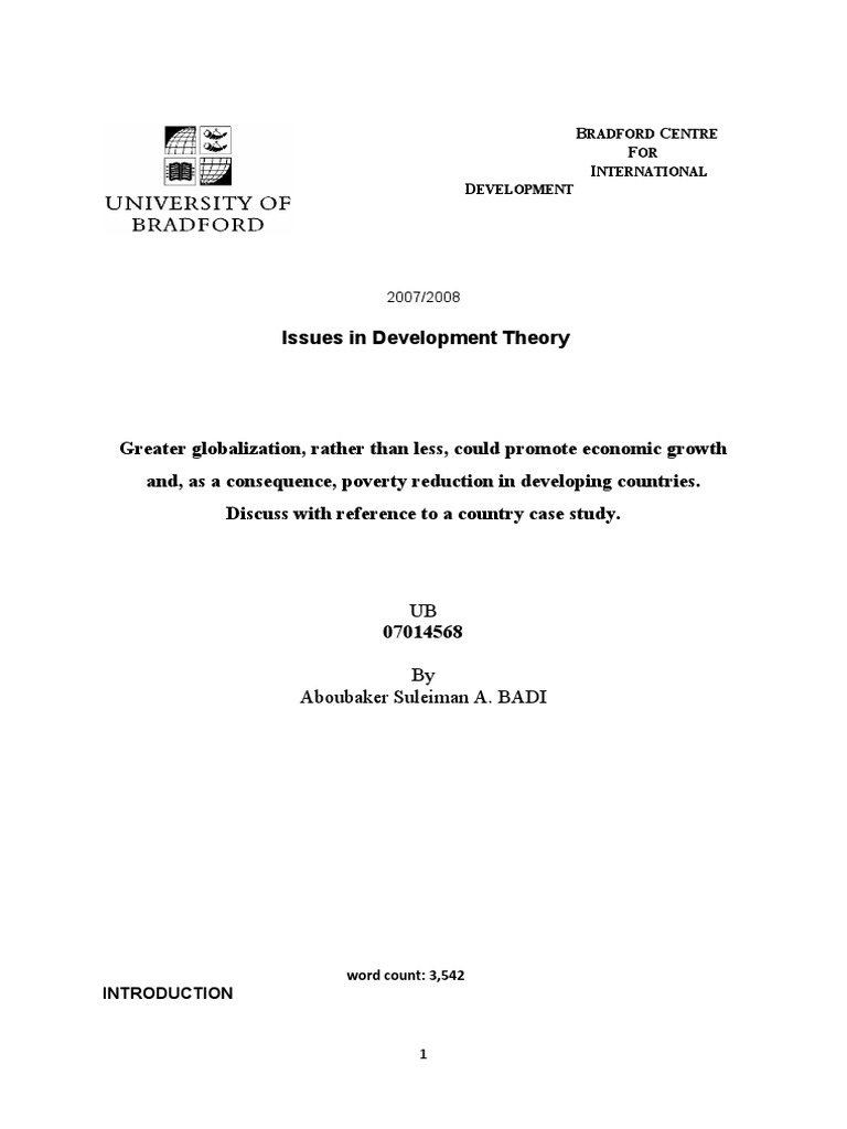 Issues in Development Theory | PDF | Economic Growth | International ...