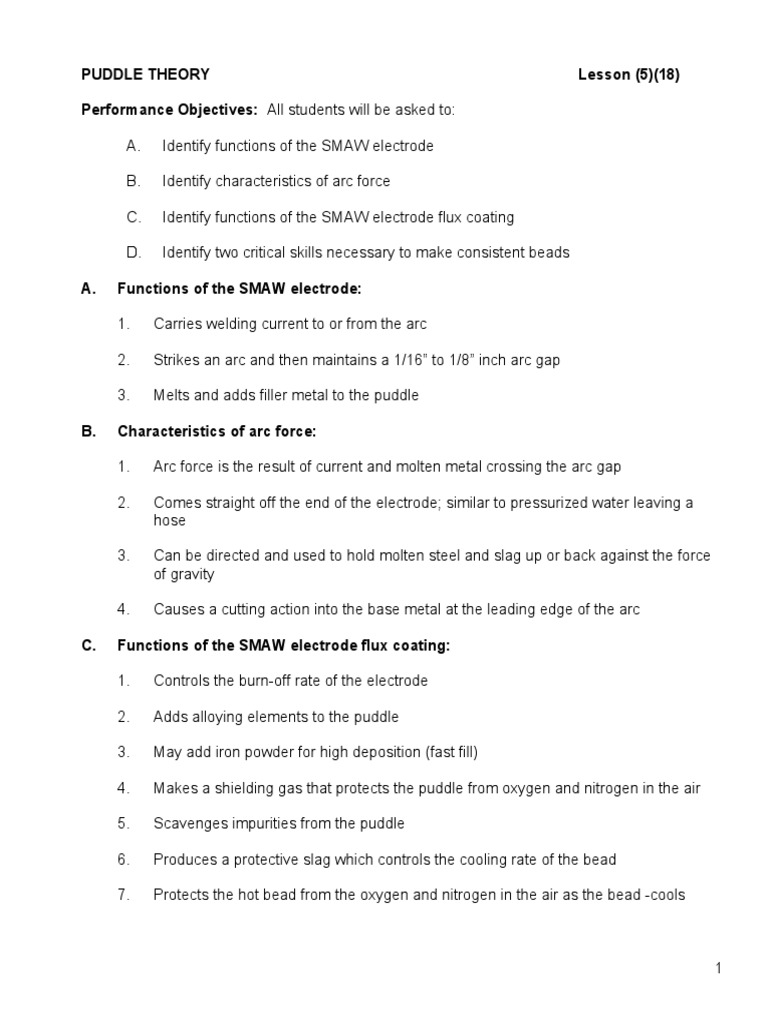 Day 5 Puddle Theory | PDF | Metals | Chemistry