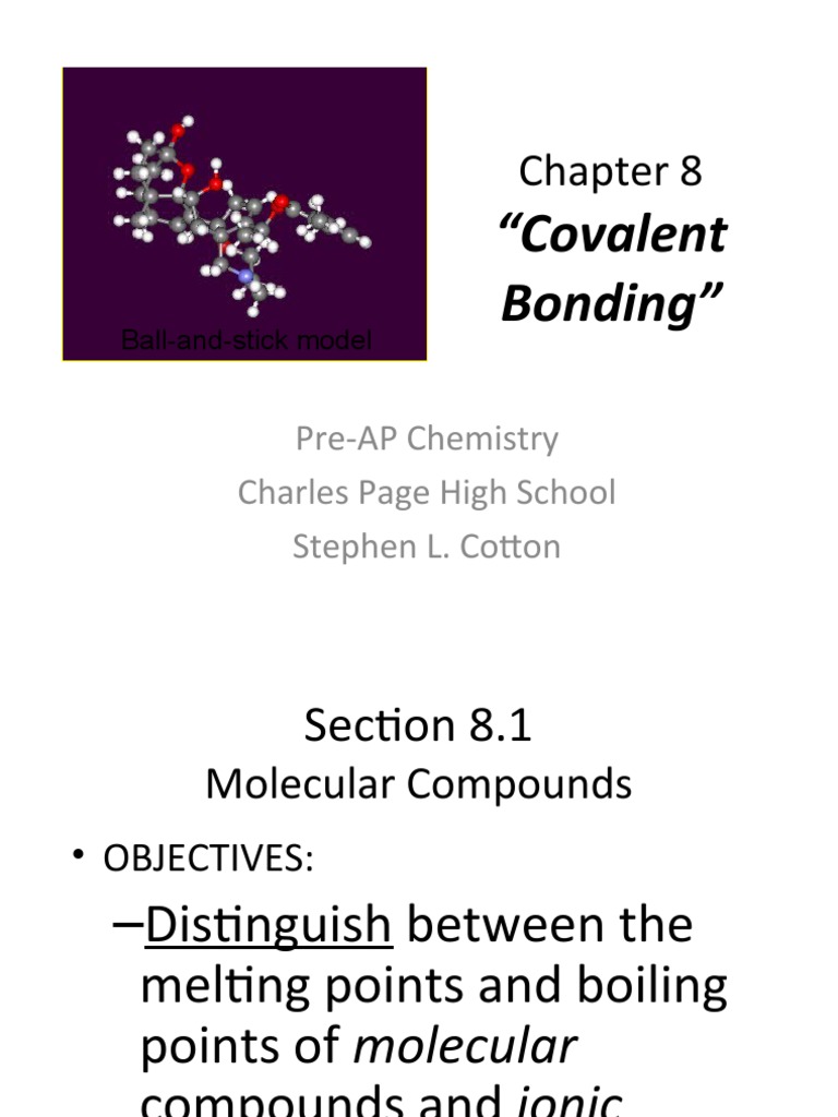 An In-Depth Exploration of Covalent Bonding Theory, Molecular Compounds ...