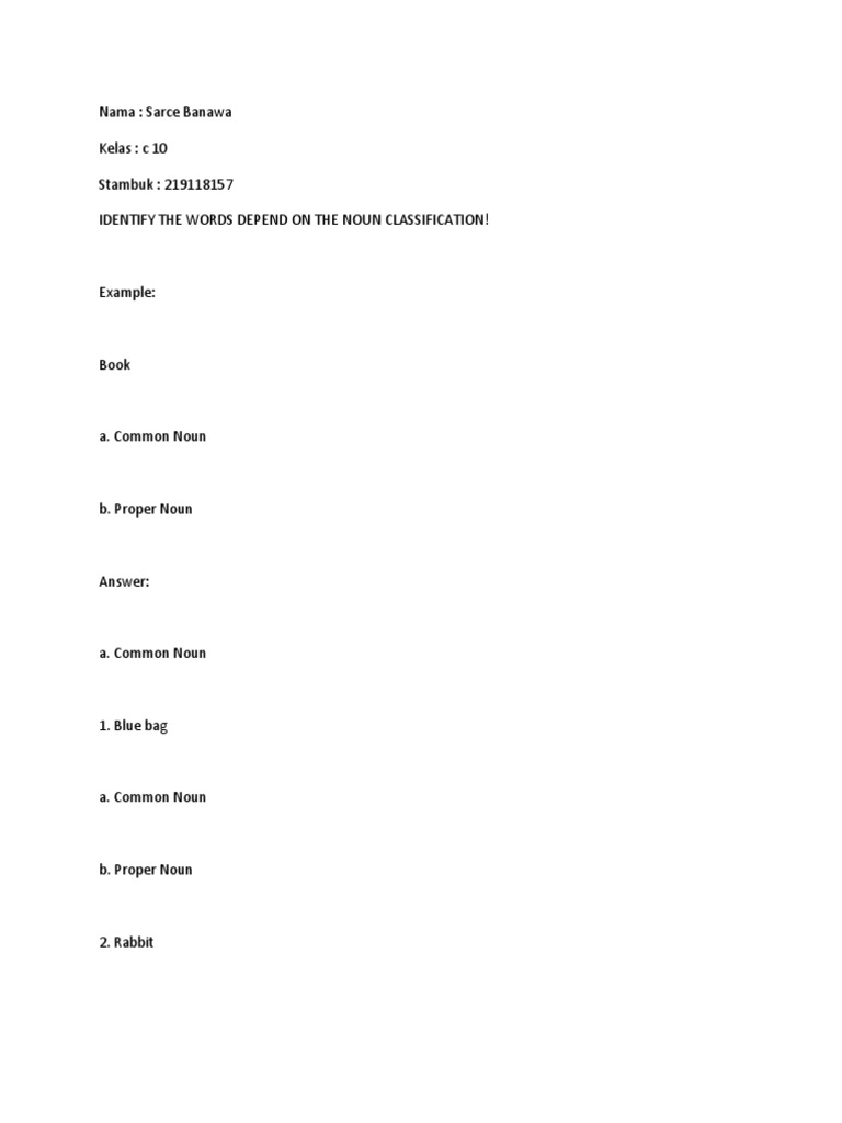 Identify The Wo | PDF