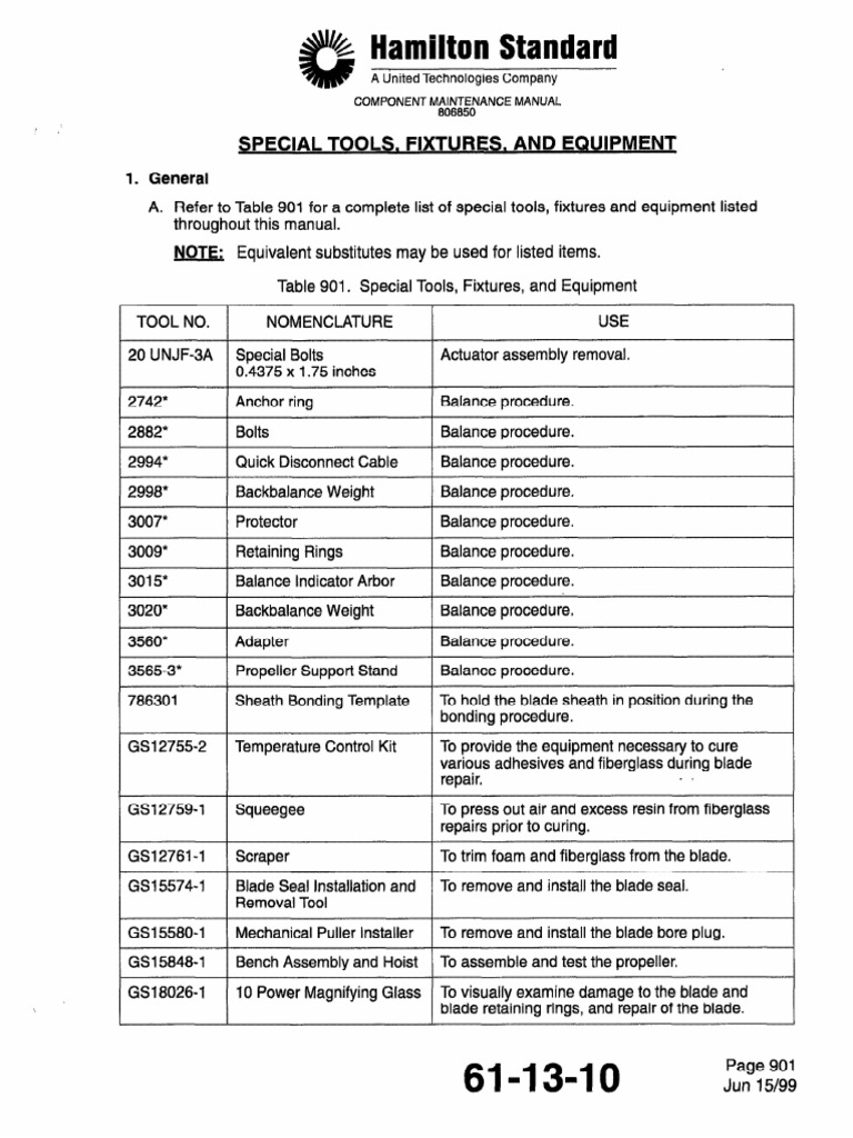 61-13-10 - CMM SPECIAL TOOLS and Equipment | PDF