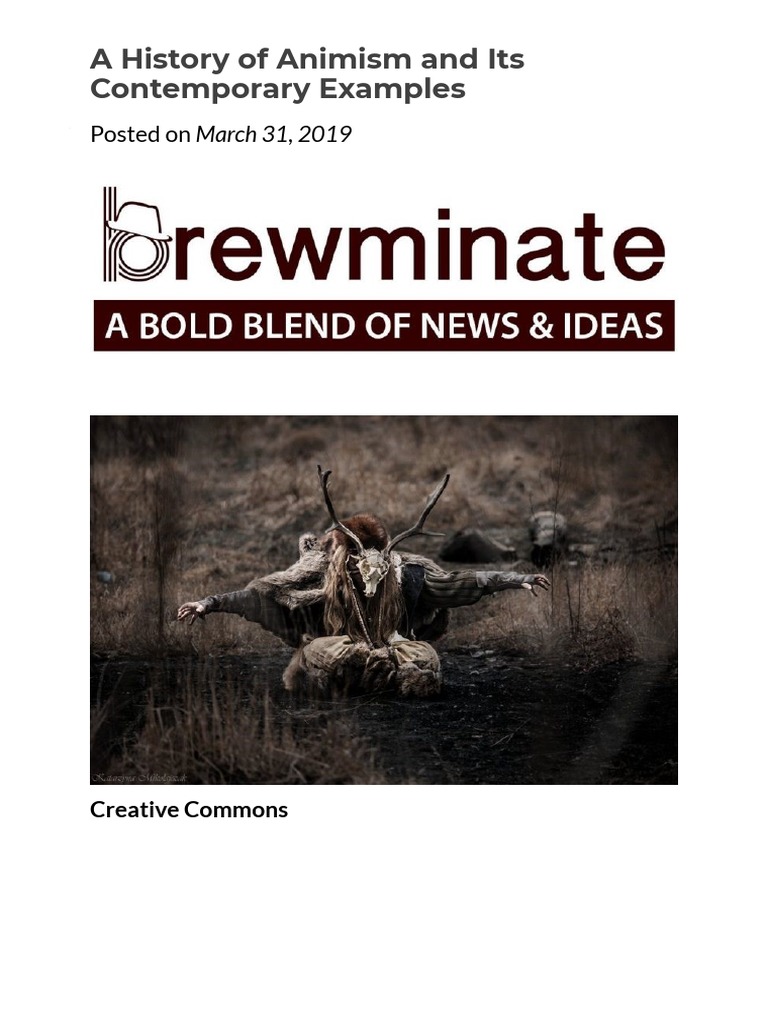 A History of Animism and Its Contemporary Examples PDF | PDF ...