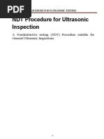 UT Equipment Calibration Procedure | PDF | Calibration | Ultrasound