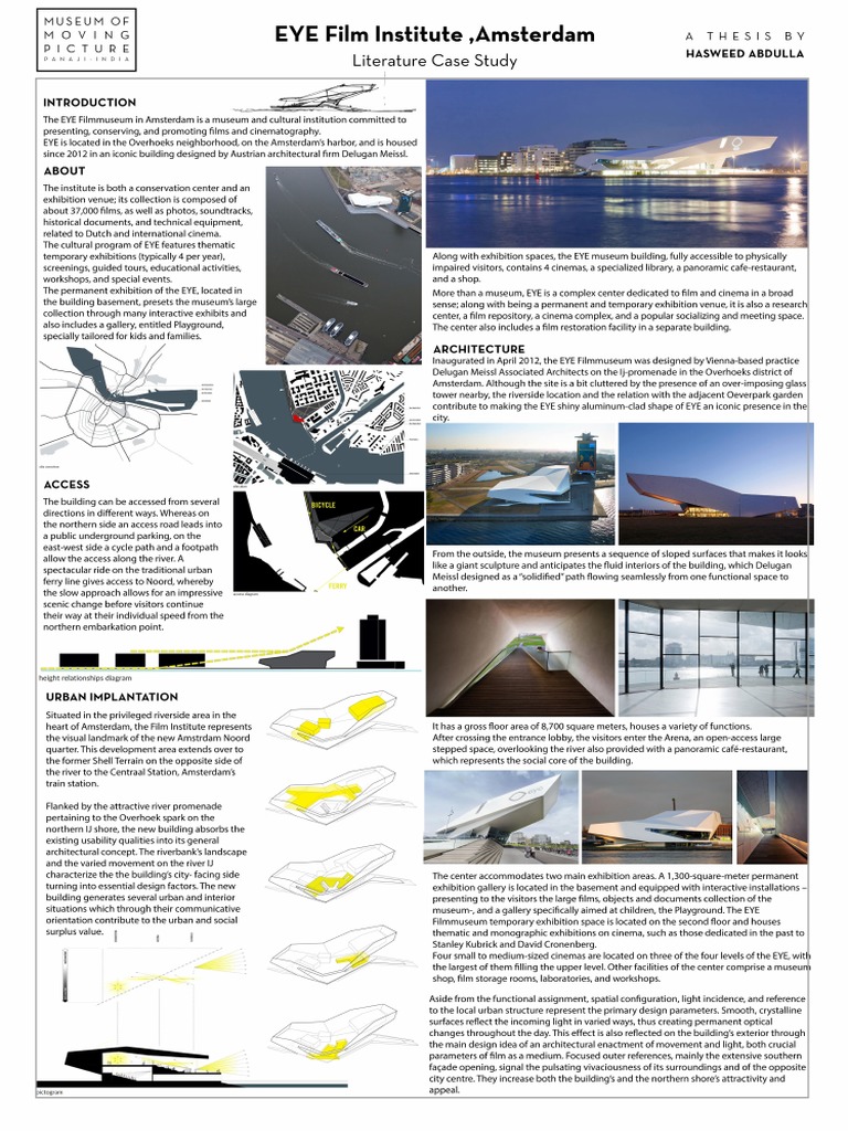 Eye Film Institute Case Study PDF | PDF