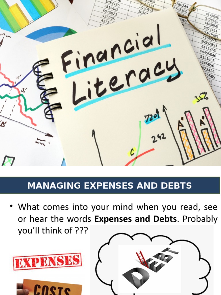 Financial Literacy-Lesson 2 - Managing Expenses and Debts | PDF