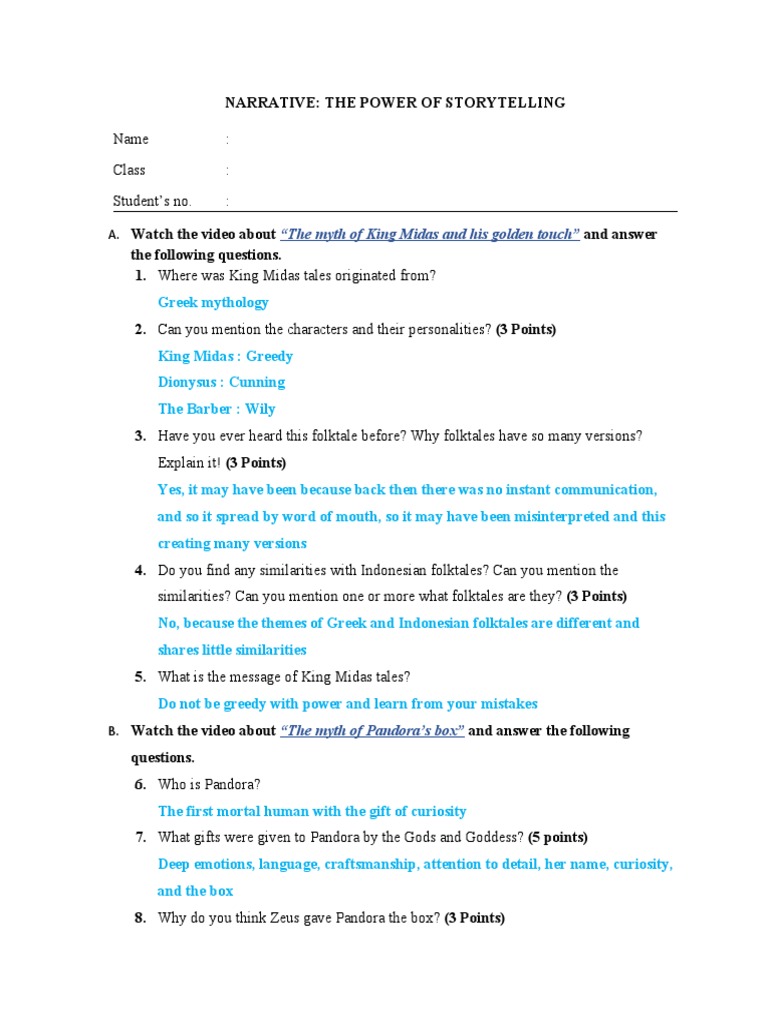 Narrative Worksheet | PDF | Narrative | Storytelling