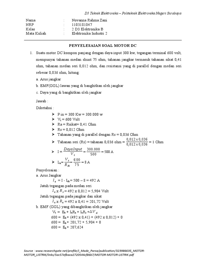 Novanna Rahma Zani - 1103181047 - 2D3EB | PDF | Metode & Bahan Ajar ...