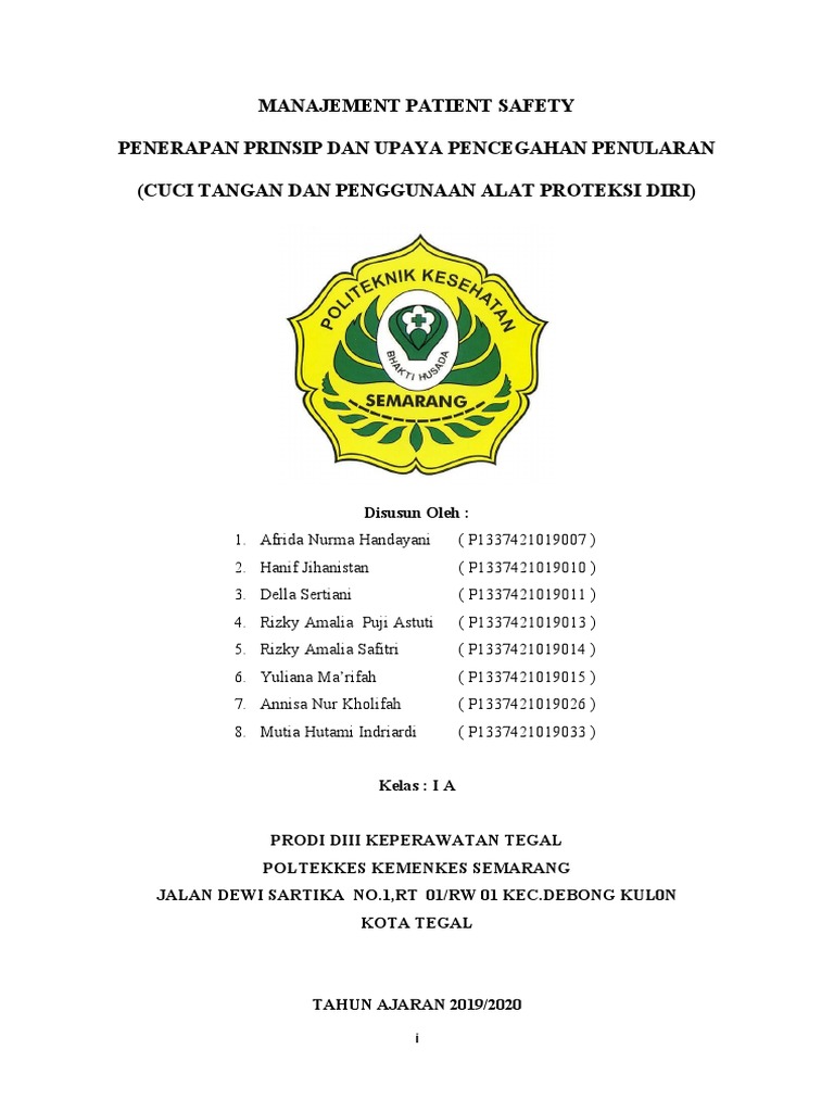 Makalah CUCI TANGAN & APD MPS | PDF | Kesehatan Holistik
