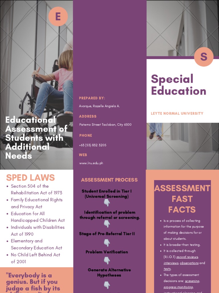 Educational Assessment of Students With Additional Needs | PDF ...
