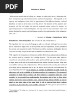 Witness Competency and Compellability Guide | PDF | Competence (Law ...
