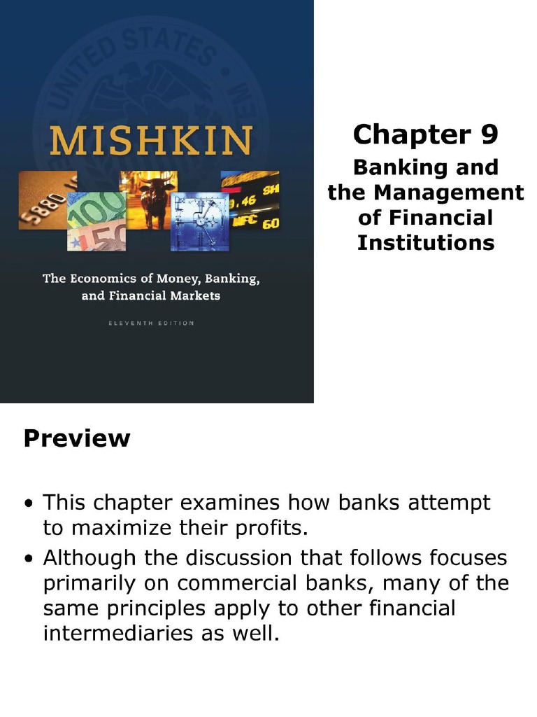 Chapter 9 Banking and The Management of Financial Institutions | PDF