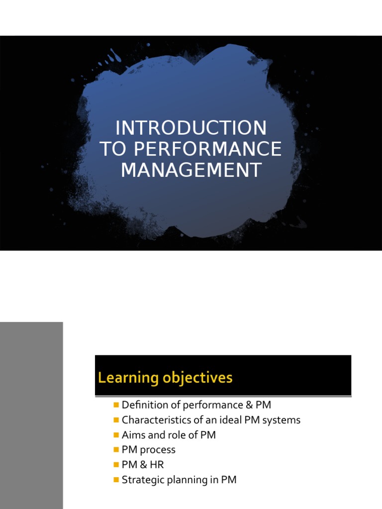 Performance Management | PDF | Performance Appraisal | Goal Setting