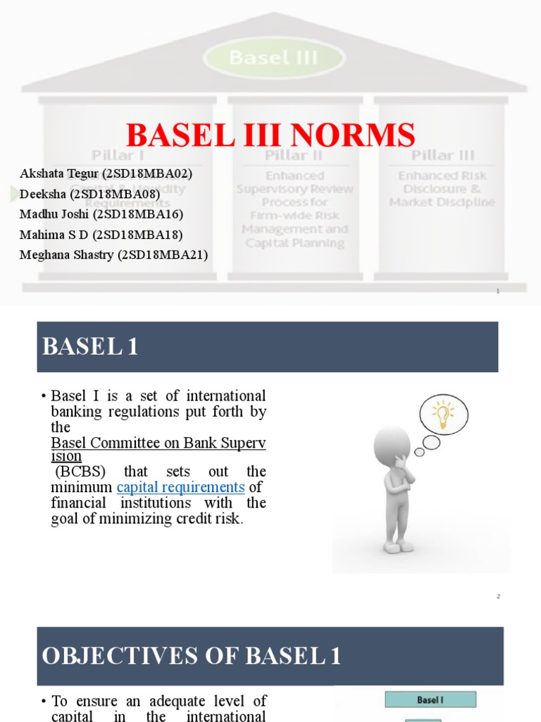 Basel Norms | PDF | Basel Ii | Basel Iii
