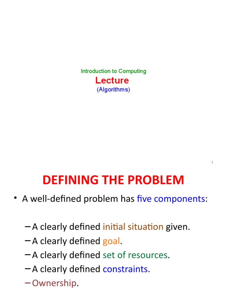 Lec 17-18 Algorithms Updated | PDF | Algorithms | Control Flow