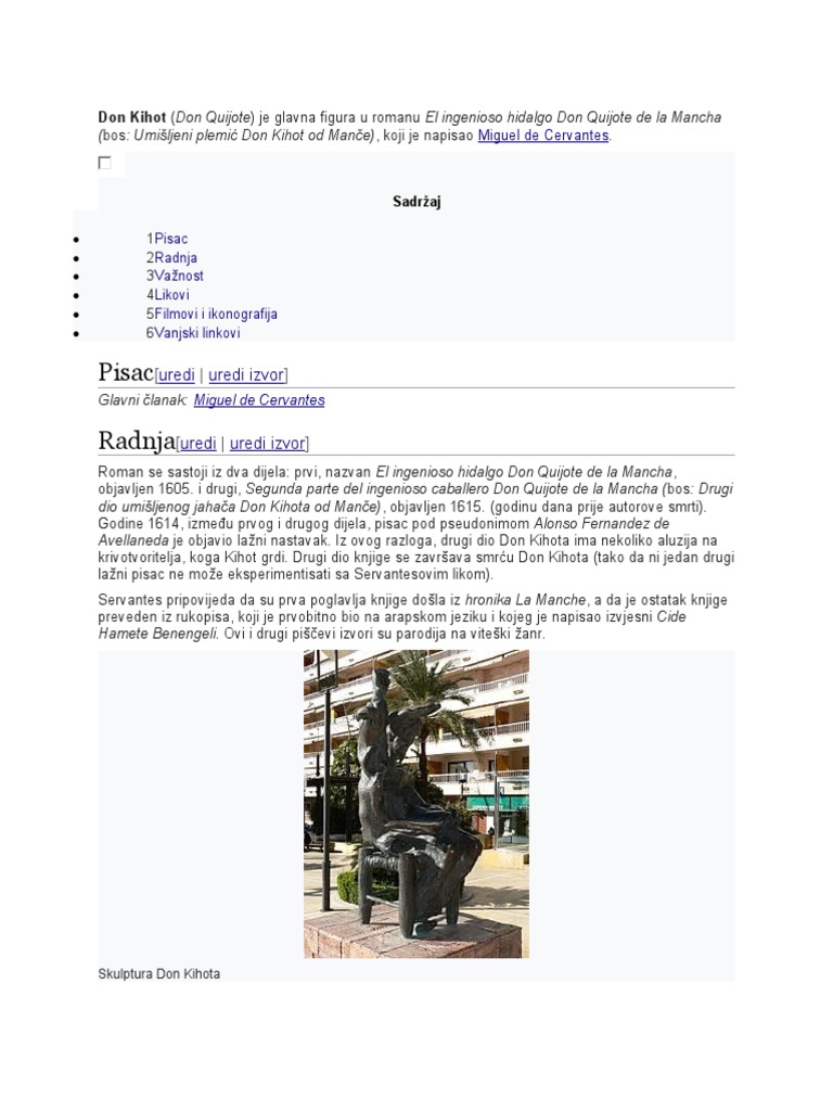 Don Kihot | PDF