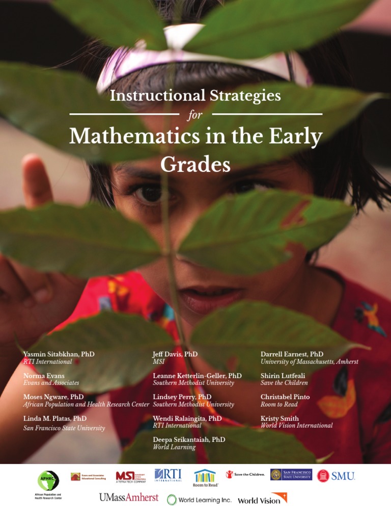 Instructional Strategies For Mathematics in The Early Grades - RTI PDF ...