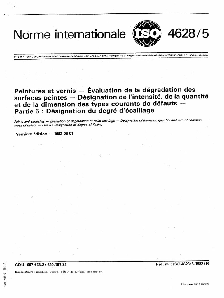 Iso 4628-5 PDF | PDF