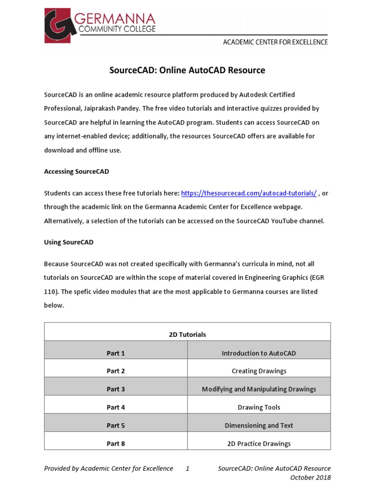 Sourcecad: Online Autocad Resource | Download Free PDF | Auto Cad ...
