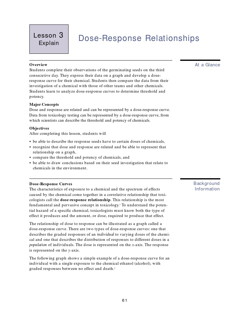 Lesson 3 | PDF | Toxicology | Toxicity
