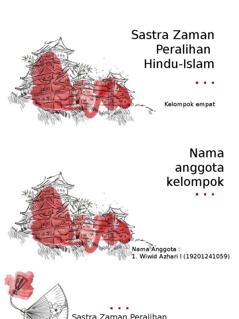Sastra Peralihan Hindu-Islam | PDF