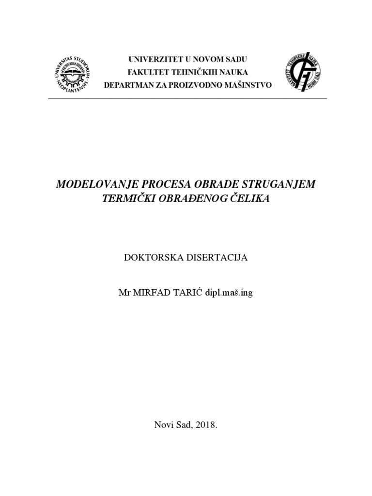 Disertacija PDF | PDF