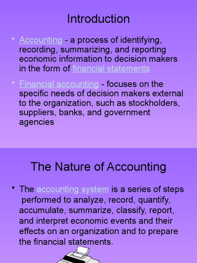 Introduction to Accounting Basics | PDF | Debits And Credits | Balance ...