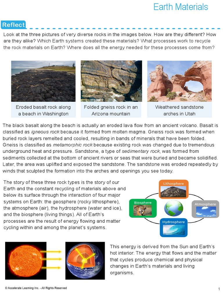 Rock Cycle Exploration | PDF | Rock (Geology) | Sedimentary Rock