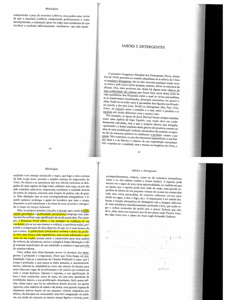 Barthes Mitologias | PDF