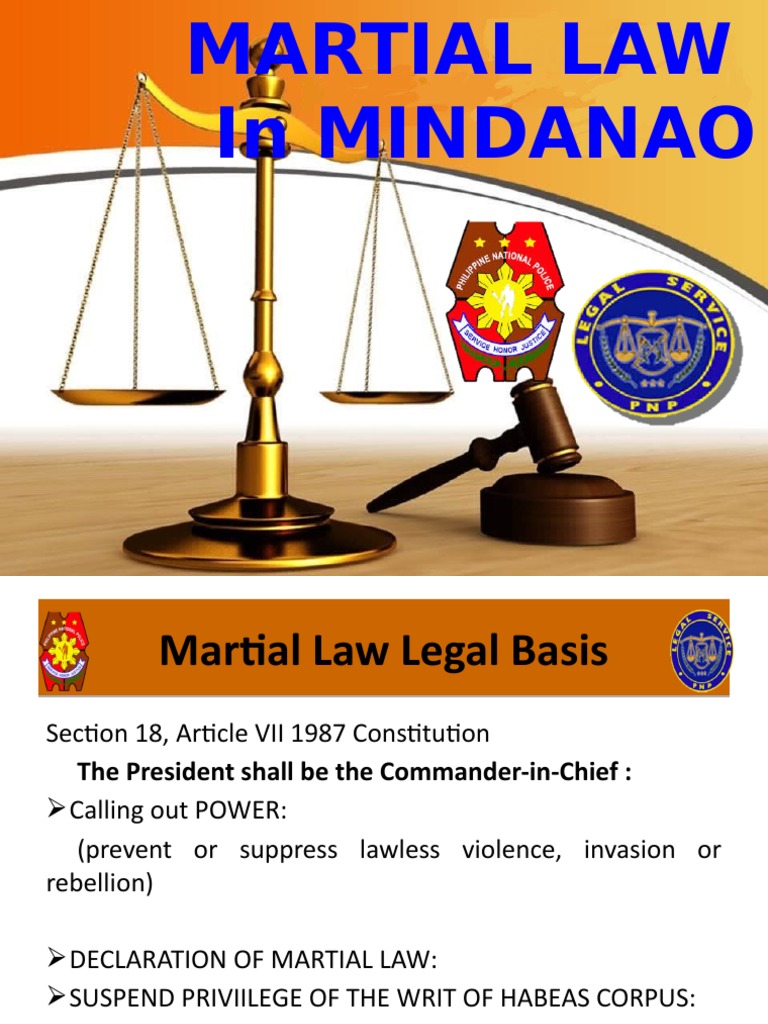 Martial Law Lecture | PDF | Arrest | Martial Law