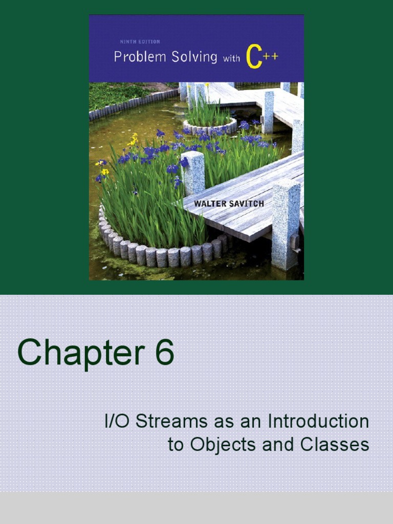 Savitch CH 06 | PDF | Parameter (Computer Programming) | Input/Output