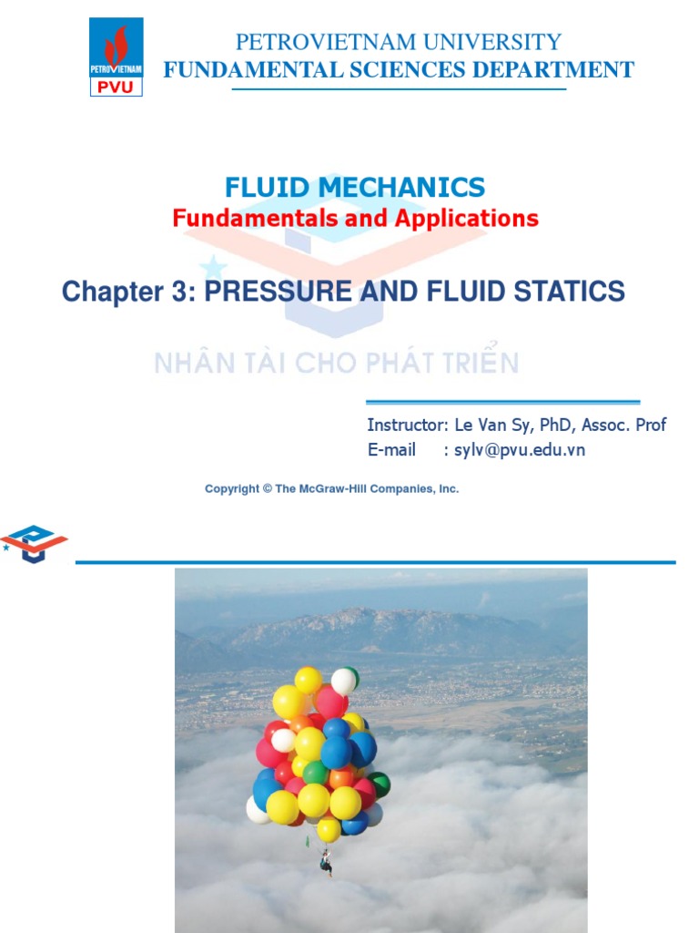 Fluid Mechanics: Chapter 3: Pressure and Fluid Statics | PDF | Buoyancy ...
