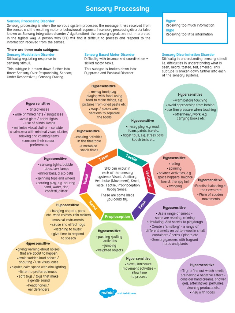 Understanding Sensory Processing Disorder | PDF | Sensory Processing ...