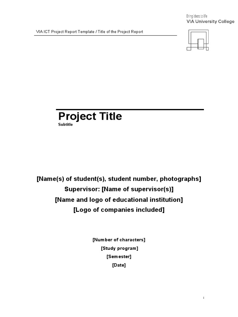 2018 Semester and Bachelor Project Report Template - VIA ICT ...